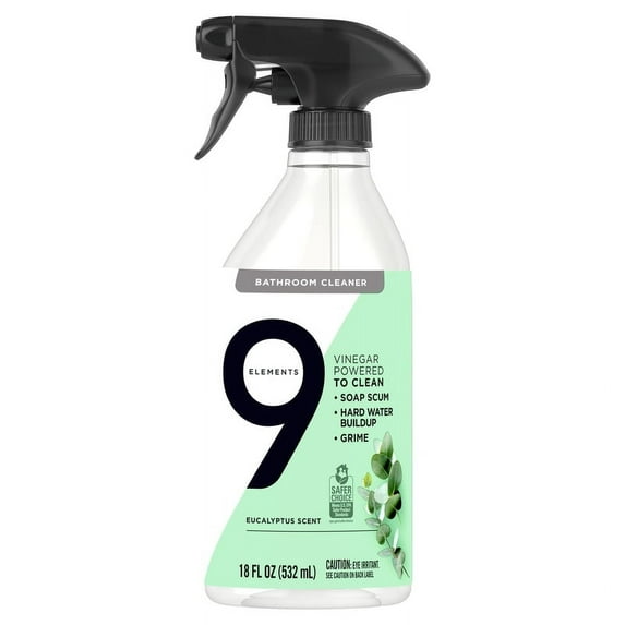 9 Elements Eucalyptus Scent Bathroom Cleaner Liquid 18 oz - Walmart.com