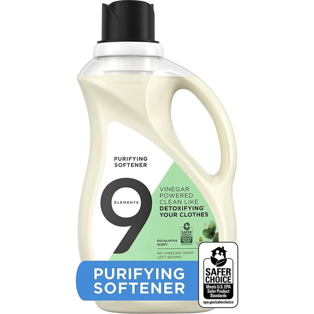 9 Elements Purifying Softener, Eucalyptus Scent, 67 Oz, Fabric Purifier ...