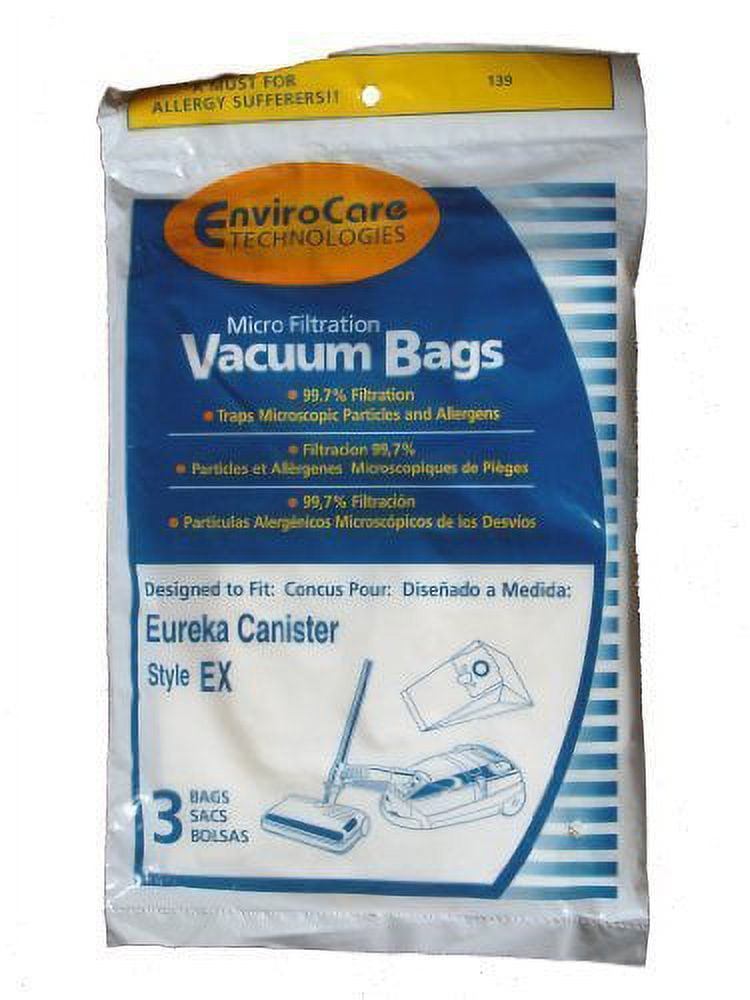 9 Compatible with Eureka EX Allergy canister Vacuum Bags Excalibur ...