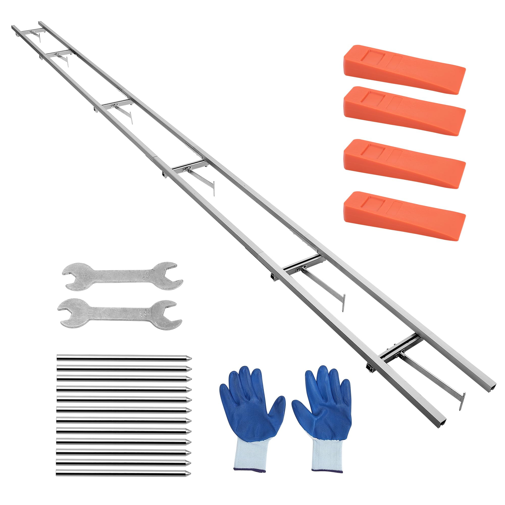 9 FT/12 FT/15 FT Rail Mill Guide System Work with Chainsaw Mill ...