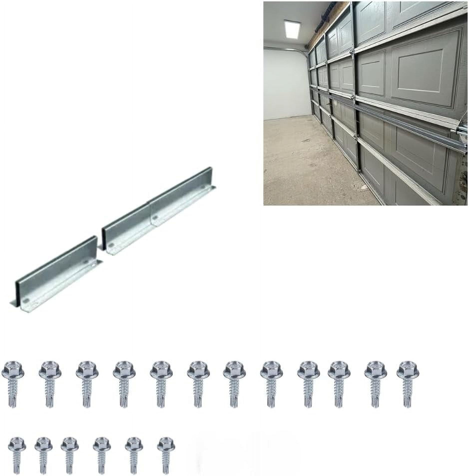 9 FT Heavy-Duty Steel Garage Door Reinforcement Bracket - Made in The ...