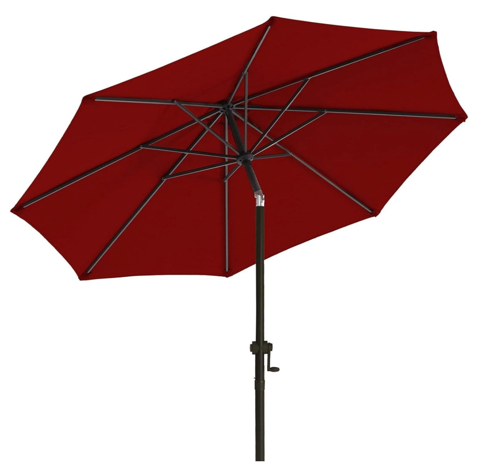 9 FT Patio Umbrellas Outdoor Umbrella Table Market Umbrella with 8 ...