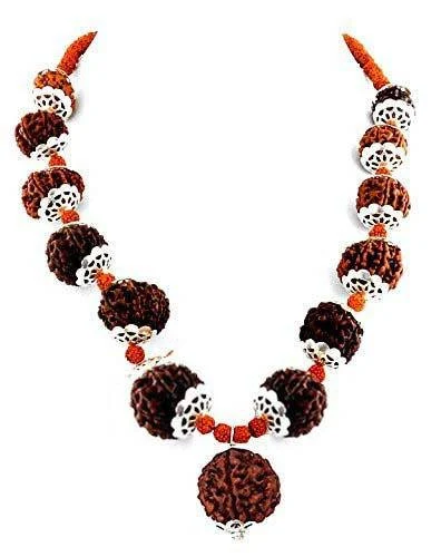 9 Face Nepal Origin Rudraksha Bead Necklace 9 Mukhi Nepal Rudraksha ...