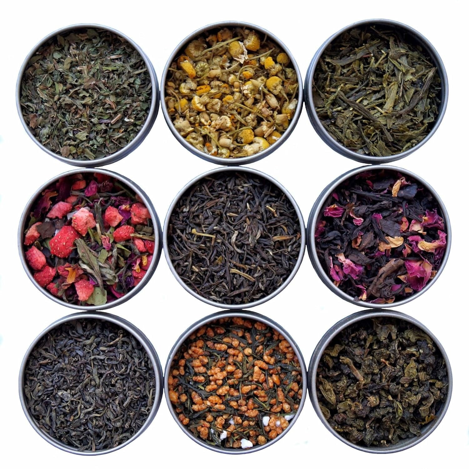 9 Flavor Variety Pack, Loose Leaf Tea Sampler (Approx. 90 Cups of Tea ...