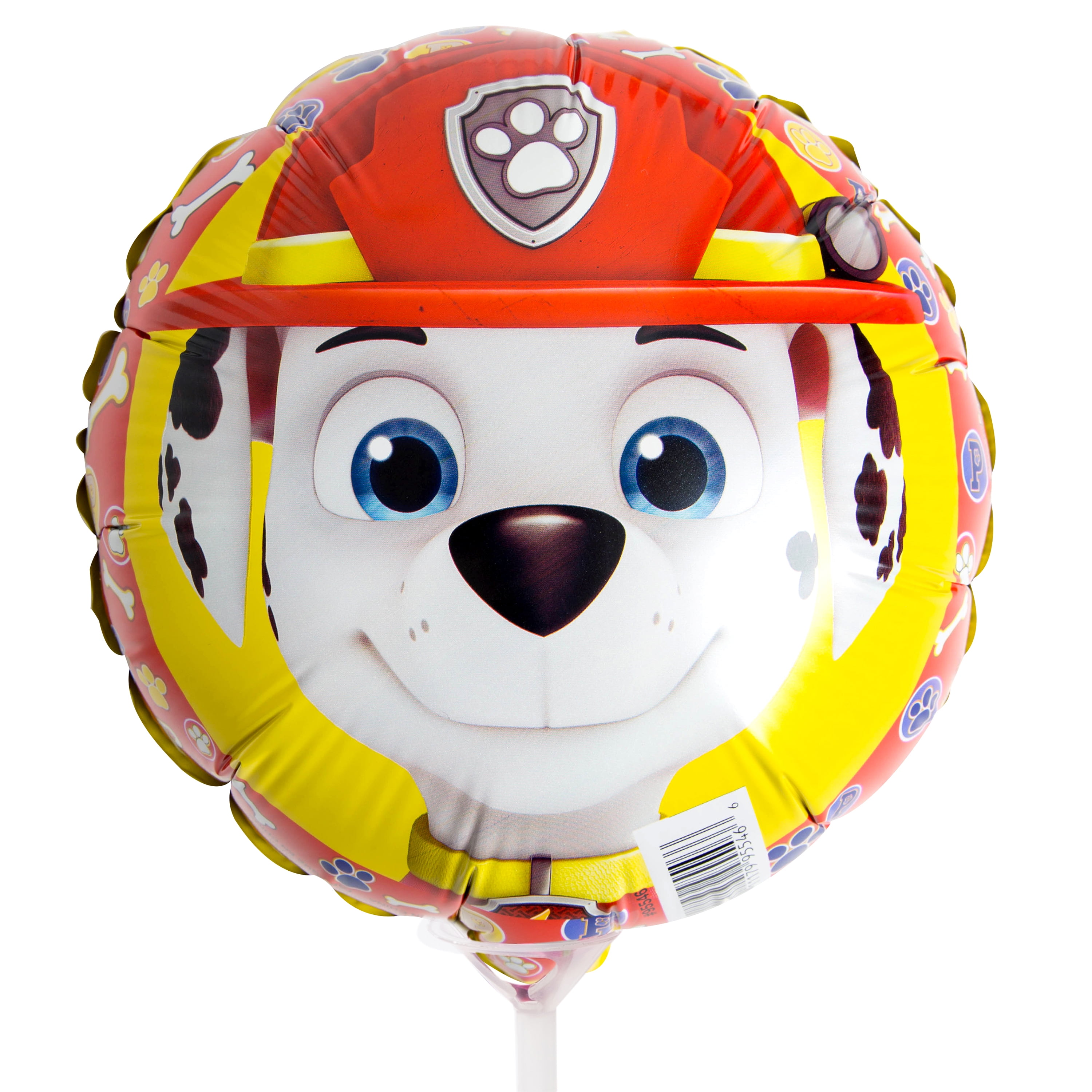 9" Foil Marshall PAW Patrol Balloon with Stick - Walmart.com