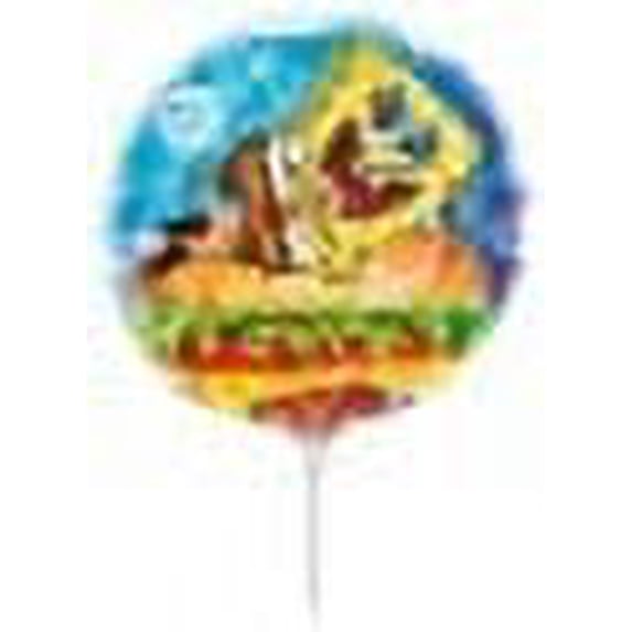 9" Foil Spongebob Balloon with Stick - Walmart.com