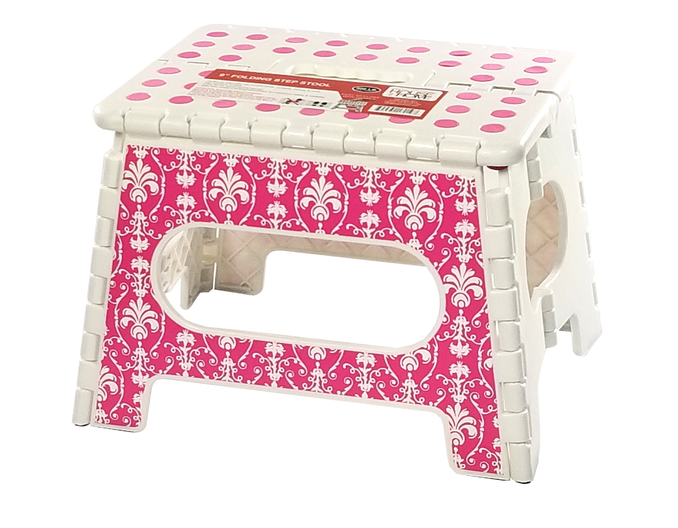 9" Folding Decorated Step Stool - Walmart.com