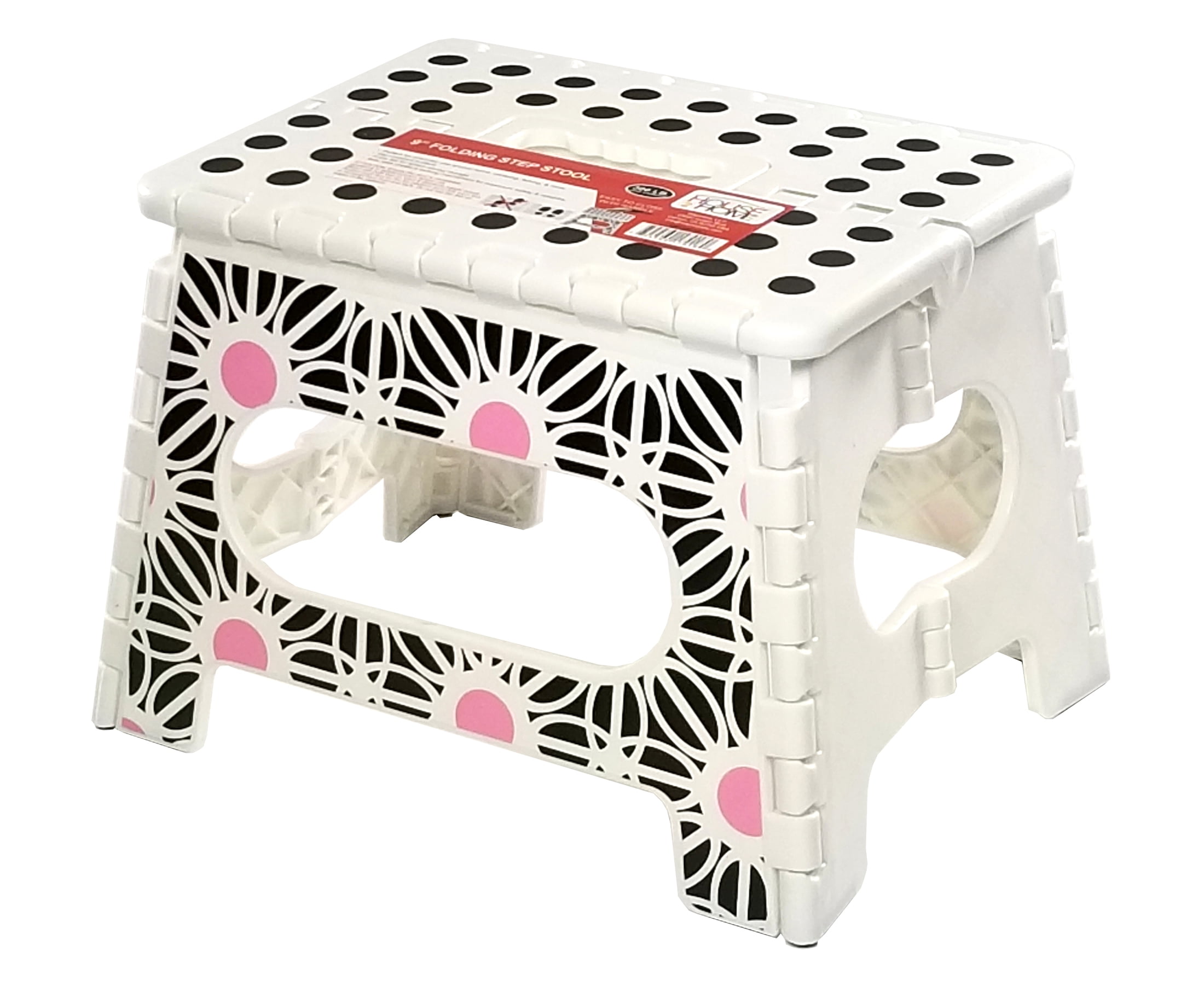 9" Folding Decorated Step Stool - Walmart.com