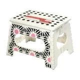 9" Folding Decorated Step Stool - Walmart.com