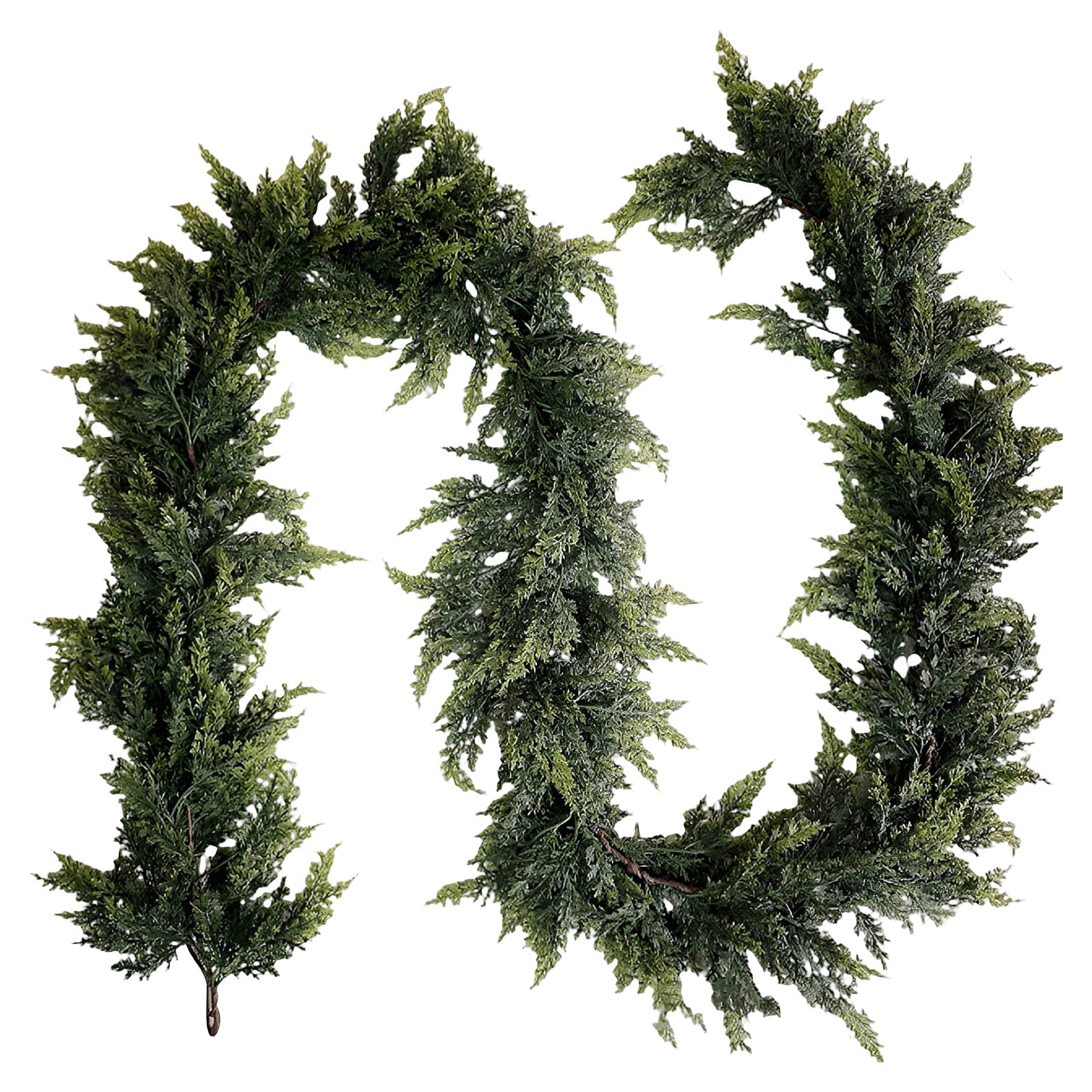 9 Ft Christmas Cedar Garland Artificial Realistic Soft And Thickness ...