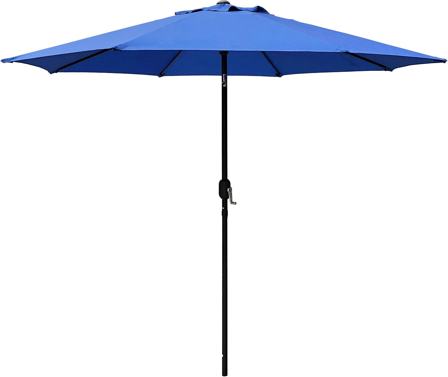 9 Ft Market Umbrella Patio Umbrella with Crank and Tilt Weather ...