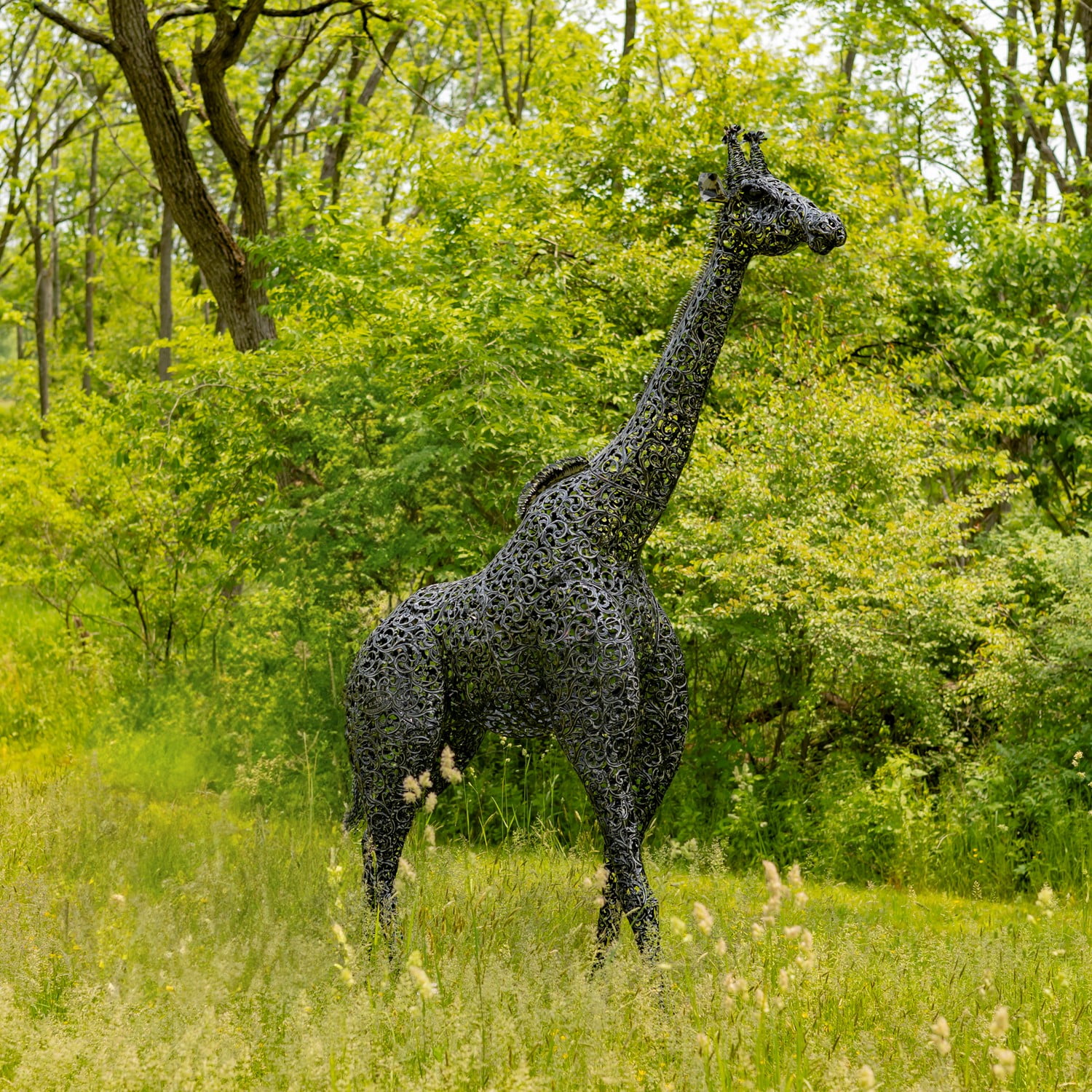 9 Ft Tall Mommy Giraffe Garden Statue - Walmart.com