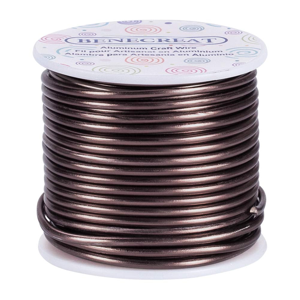 9 Gauge 55FT Brown Jewelry Craft Wire Tarnish Resistant Bendable ...