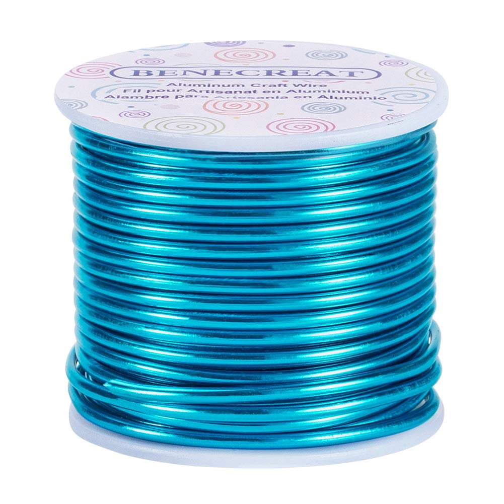 9 Gauge 55FT Tarnish Resistant Jewelry Craft Wire Bendable Aluminum ...