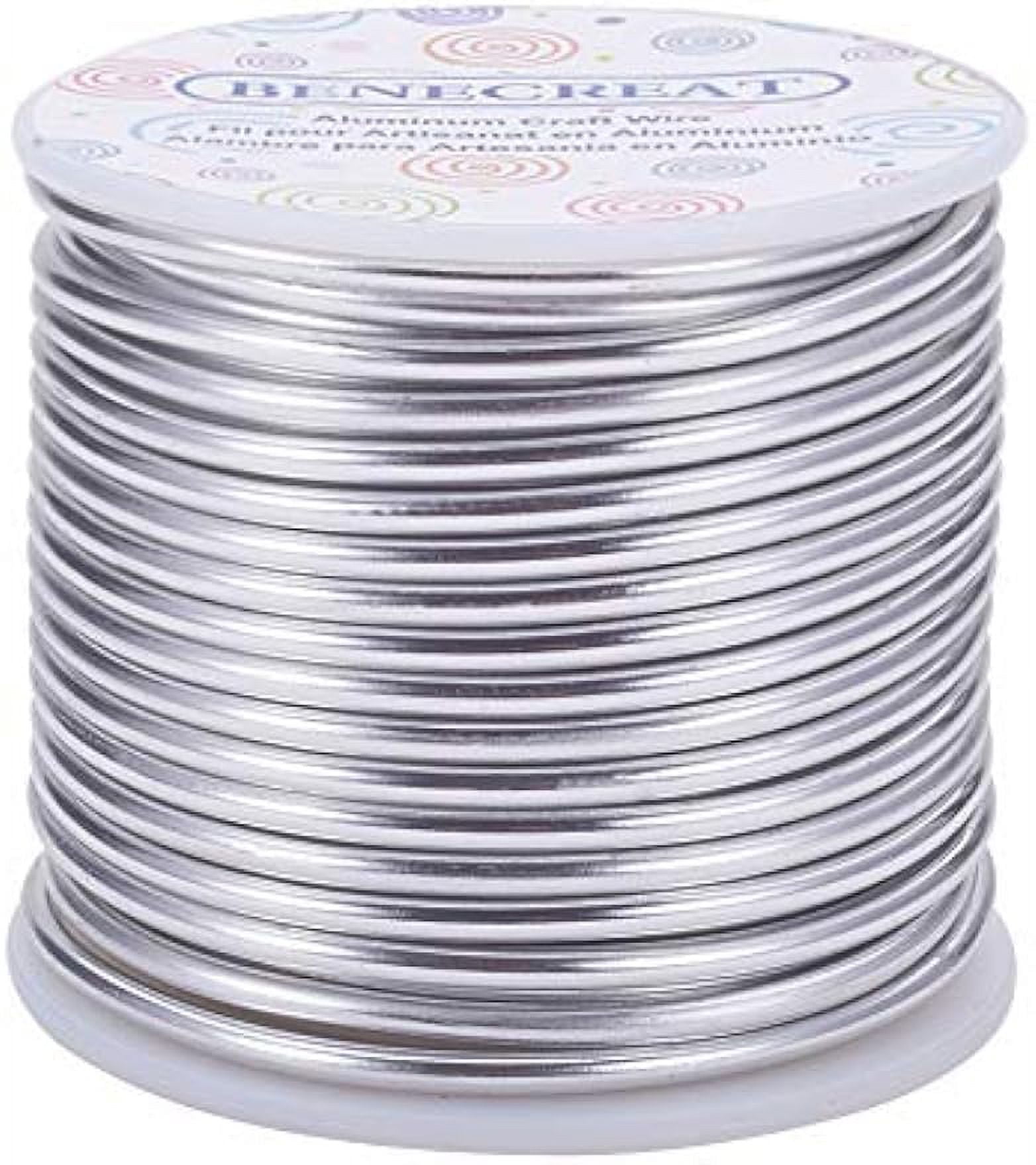 9 Gauge Jewelry Craft Aluminum Wire 55 Feet Bendable Metal Sculpting ...