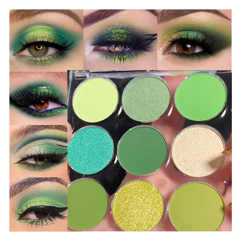 9 Girds Colorful Matte Shimmer Eyeshadow Palette for Eye Makeup,High ...