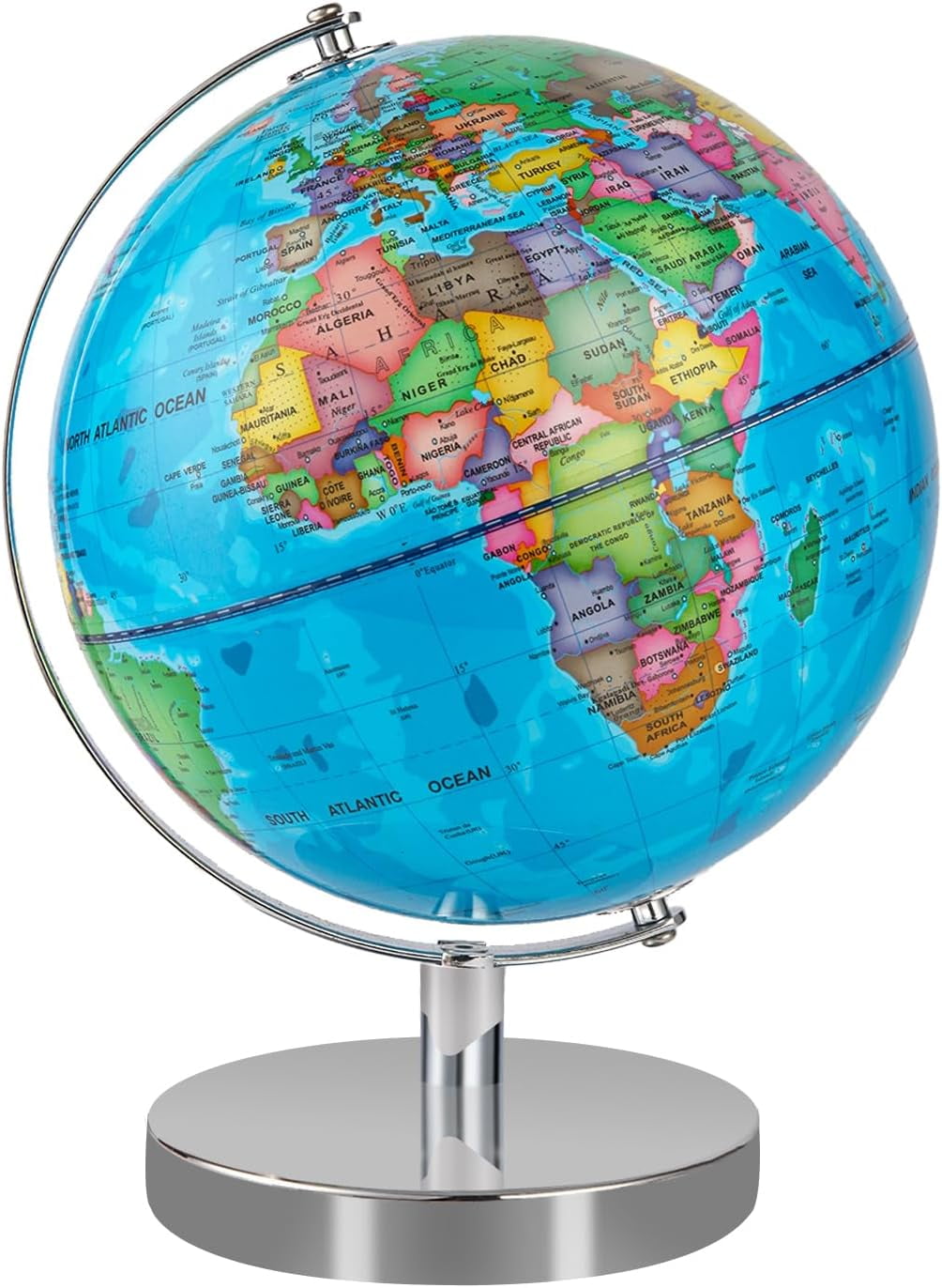 9'' Globe for Children World Globe with Stand Rewritable Easy-Read High ...