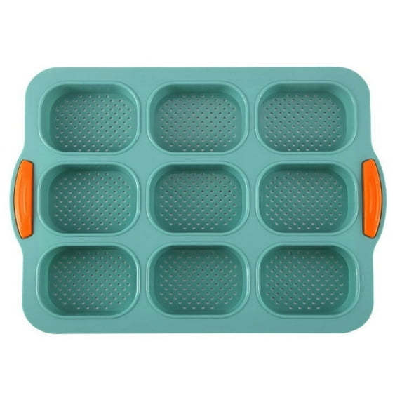 9 Grid Elliptical Baguette Mold, Diy Small Bread Baking Tray Mold, Non ...