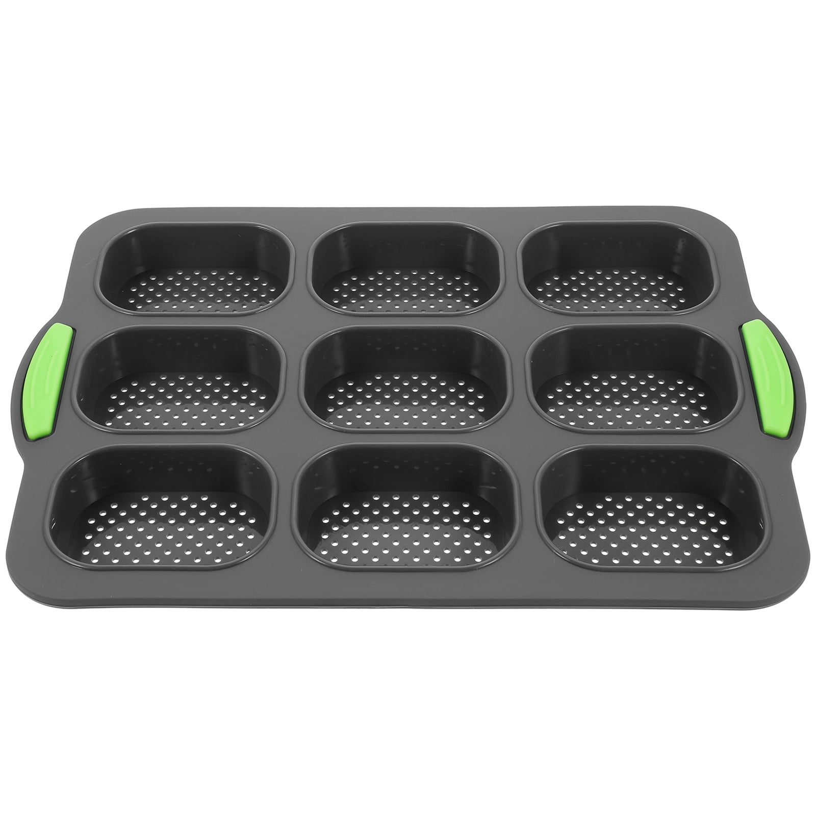 9 Grid Oval Mold Air Fryer Oven Cake Baking Mold Cake Pans Silicone ...