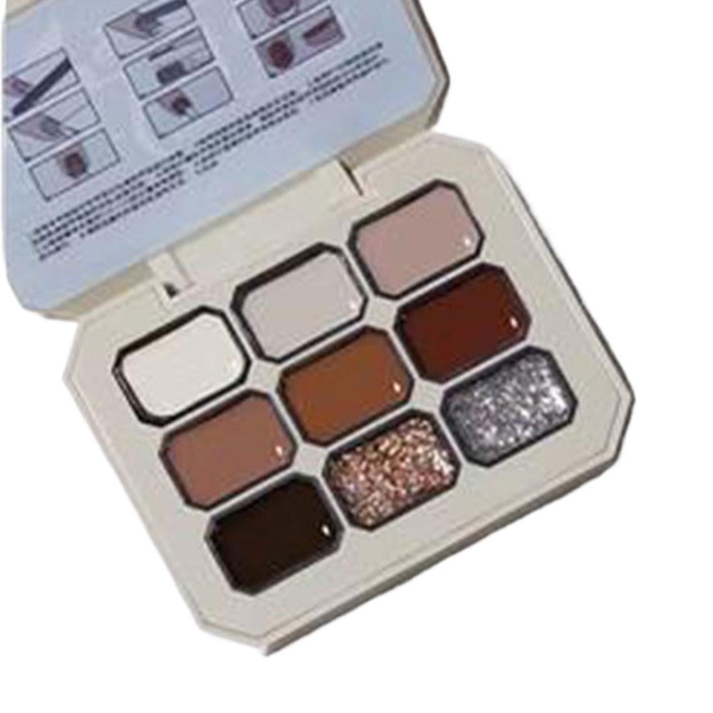 9 Grids Nail Powder Color Texture 9 Colors Solid-Cream Gel Polish Nail Art A5L1 - Walmart.com