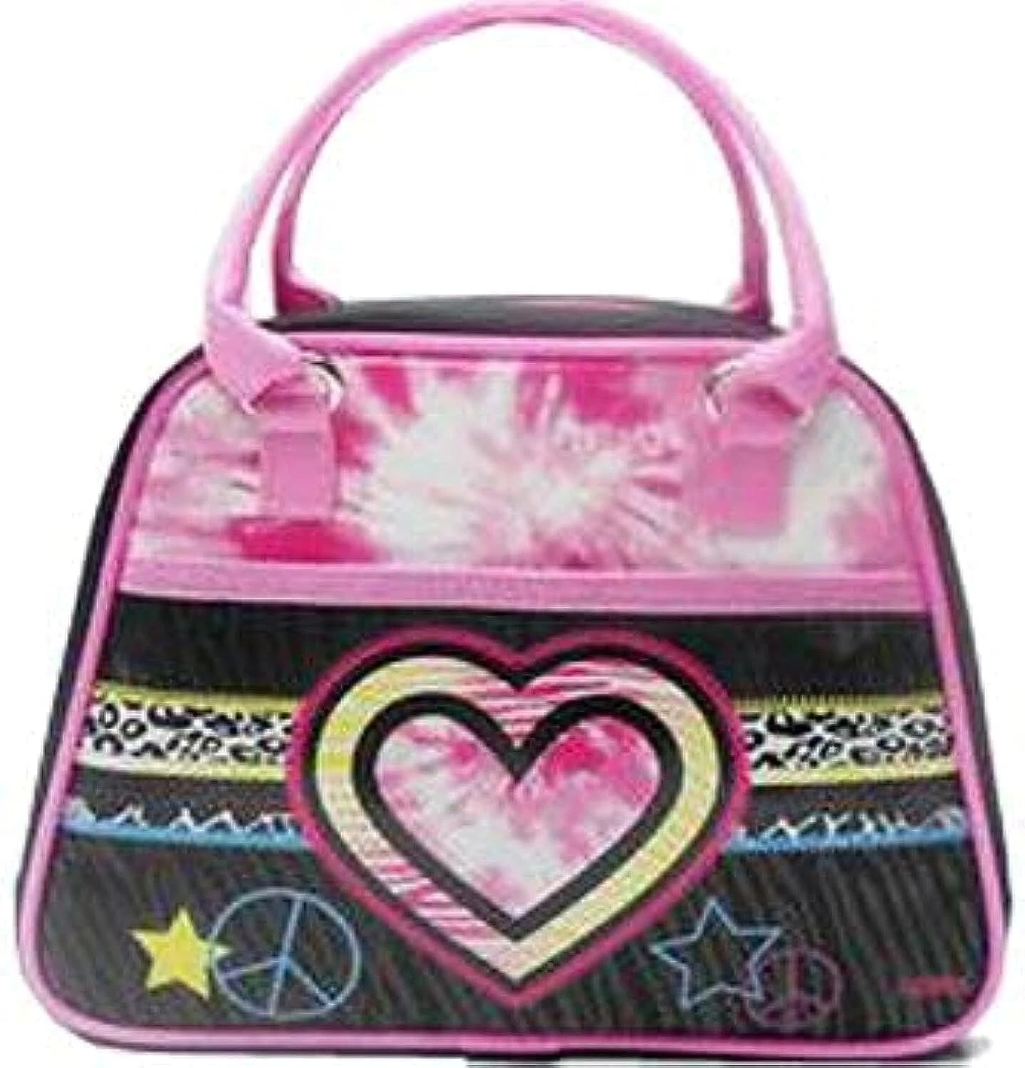 9" Groovy Chic Insulated Lunch Box Back School Work Bag Travel Plane ...