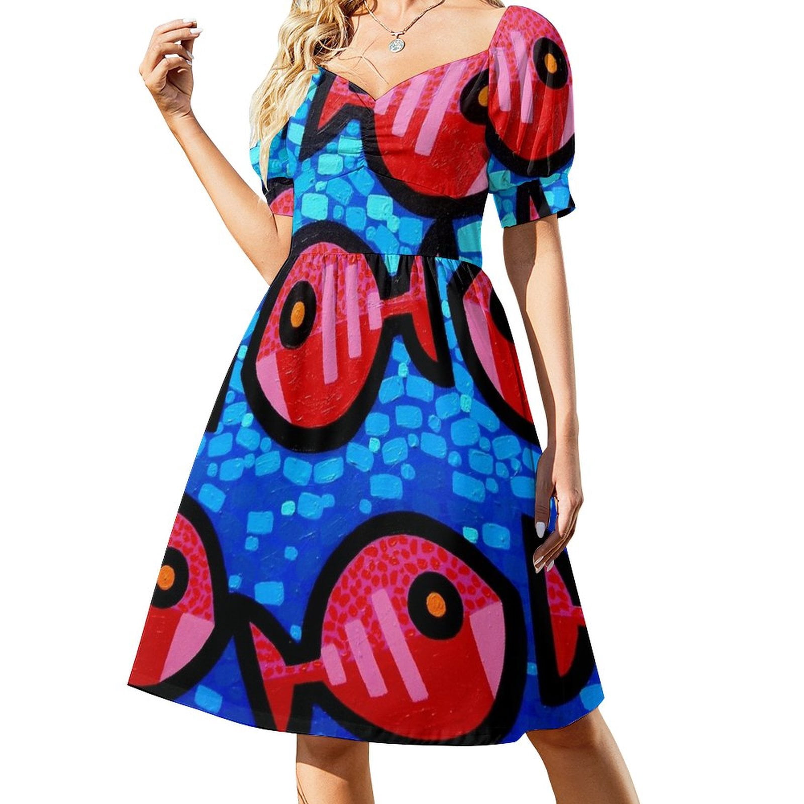 9 Happy Fish Dress Woman clothing summer dresses women 2025 dresses for ...
