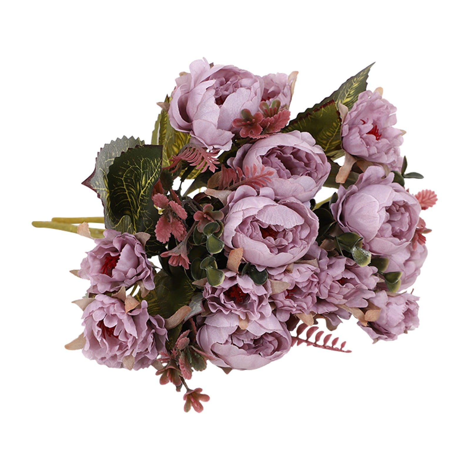 Artificial Flowers Box Set 25pcs Blue and White Roses & Dahlias for ...