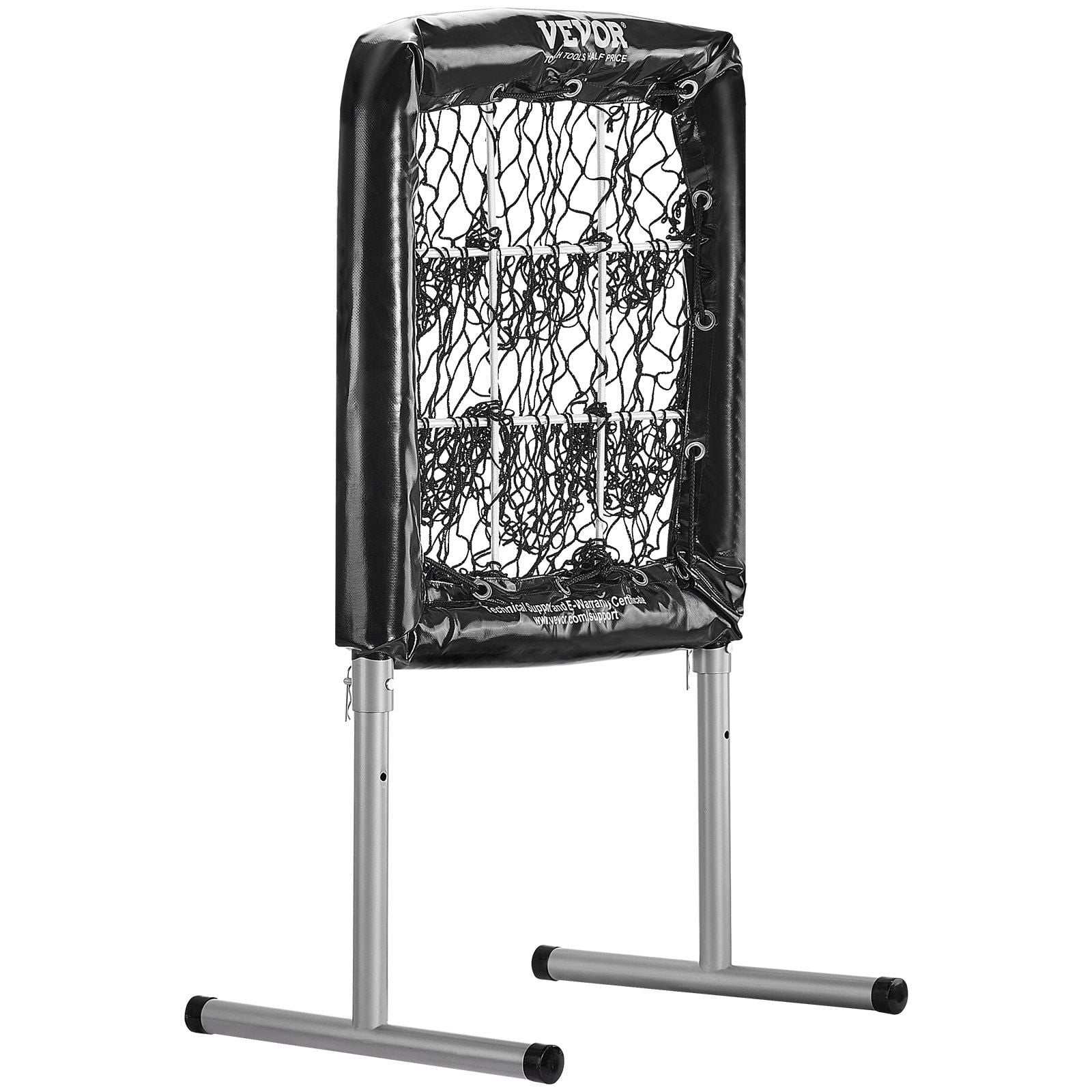9 Hole Baseball Net, Heavy Duty Height Adjustable Trainer Aid with ...