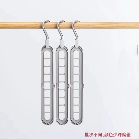 9 Hole Hanger Organizer Multifunctional Wardrobe Storage Space Saving ...