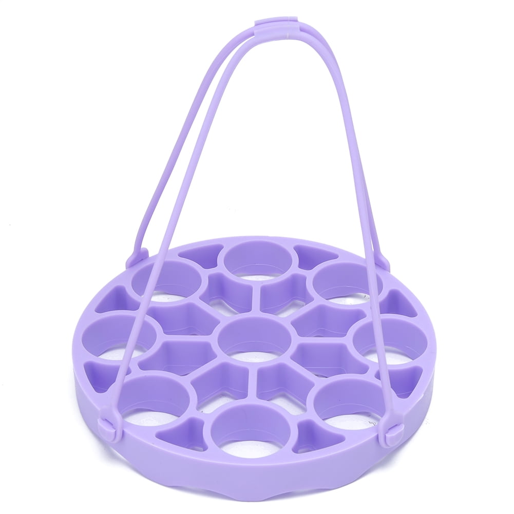 9 Hole Portable Silicone Egg Bites Mold Egg Steamer Rack with Hanging ...