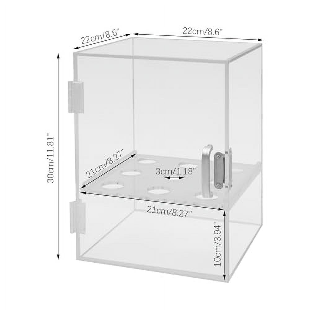 9 Holes Acrylic Ice Cream Cone Holder Stand Clear Ice Cream Cone ...