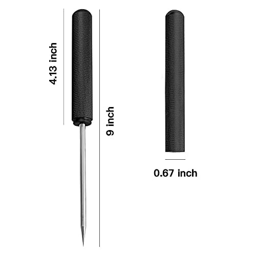 9" Ice Picks Aluminum Alloy Handle Ice Tool With Safety Cover for ...