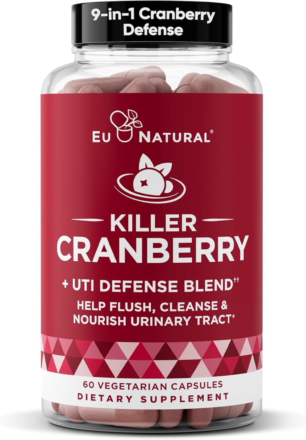 9-In-1 Killer Cranberry Pills for Women – UTI Defense Blend with ...