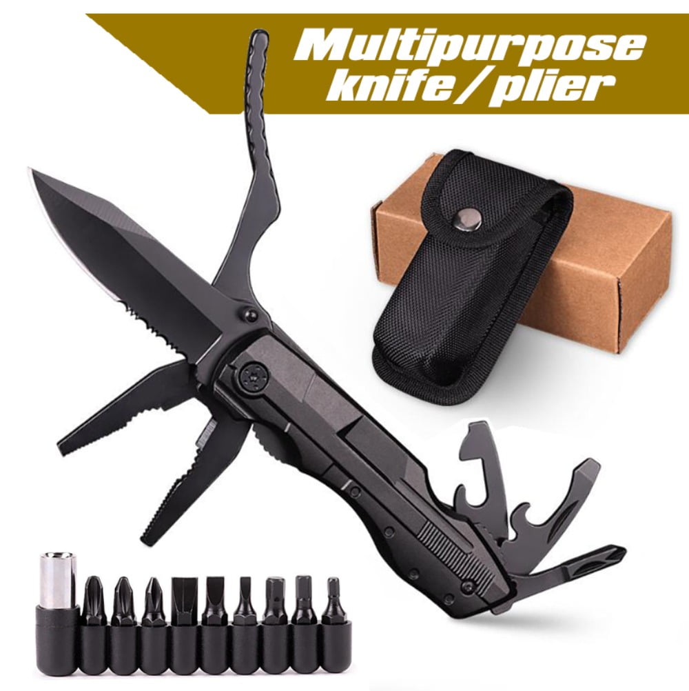 9 In 1 Multi-functional Pocket Knife for Him-Essential Tool Kit for ...
