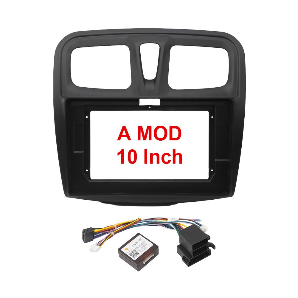 9 Inch 10 Inch Car Frame Fascia Adapter Android Radio Dash Fitting Panel Kit For Renault Logan ...