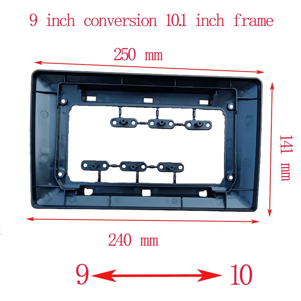 9 Inch 10 to 7 Frame 2 DIN Suitable for All Car Models Center Console ...