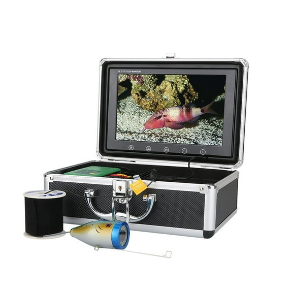 9 Inch 15M/30M/50M Fish Finder Underwater Fishing Camera 15pcs White ...