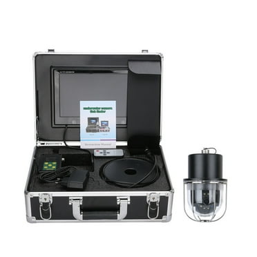 9 Inch DVR Recorder Underwater Fishing Video Camera Fish Finder 38 LEDs ...