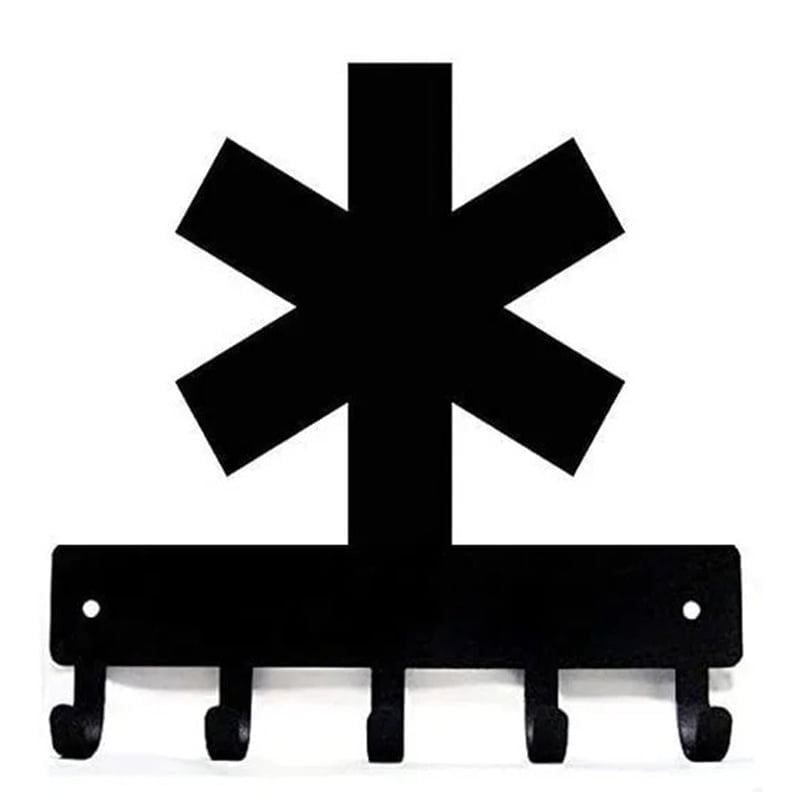 9 Inch Medic Doctor EMT Symbol Metal Key Rack for Living RoomBedroom ...