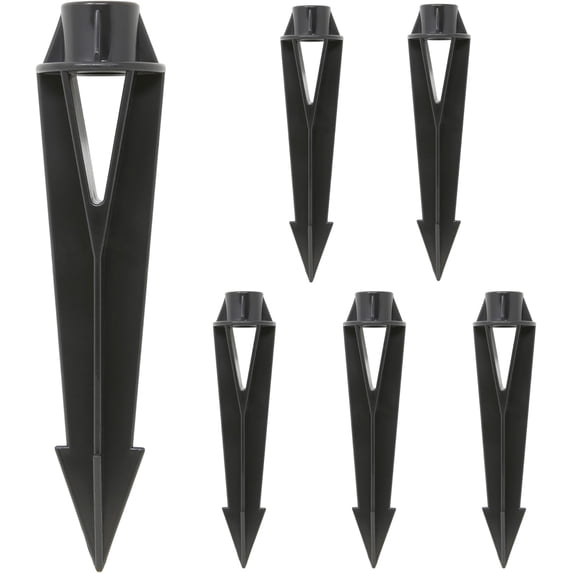 9-Inch ABS Ground Stake, 1/2-14 NPSM Thread (6 Pack) - Walmart.com