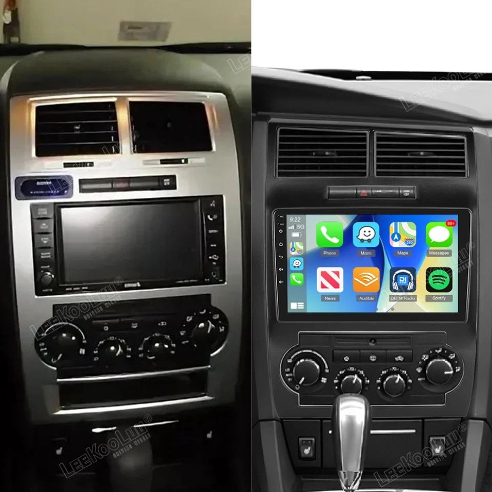 9 Inch Android 15 Car Stereo for Dodge Challenger Charger 2005-2007 ...