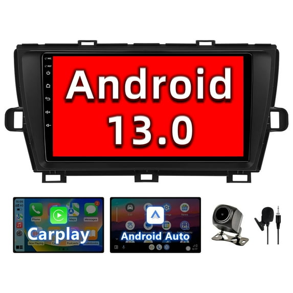 9 Inch Android Car Stereo Compatible with Toyota Prius 2010 2011 2012 ...