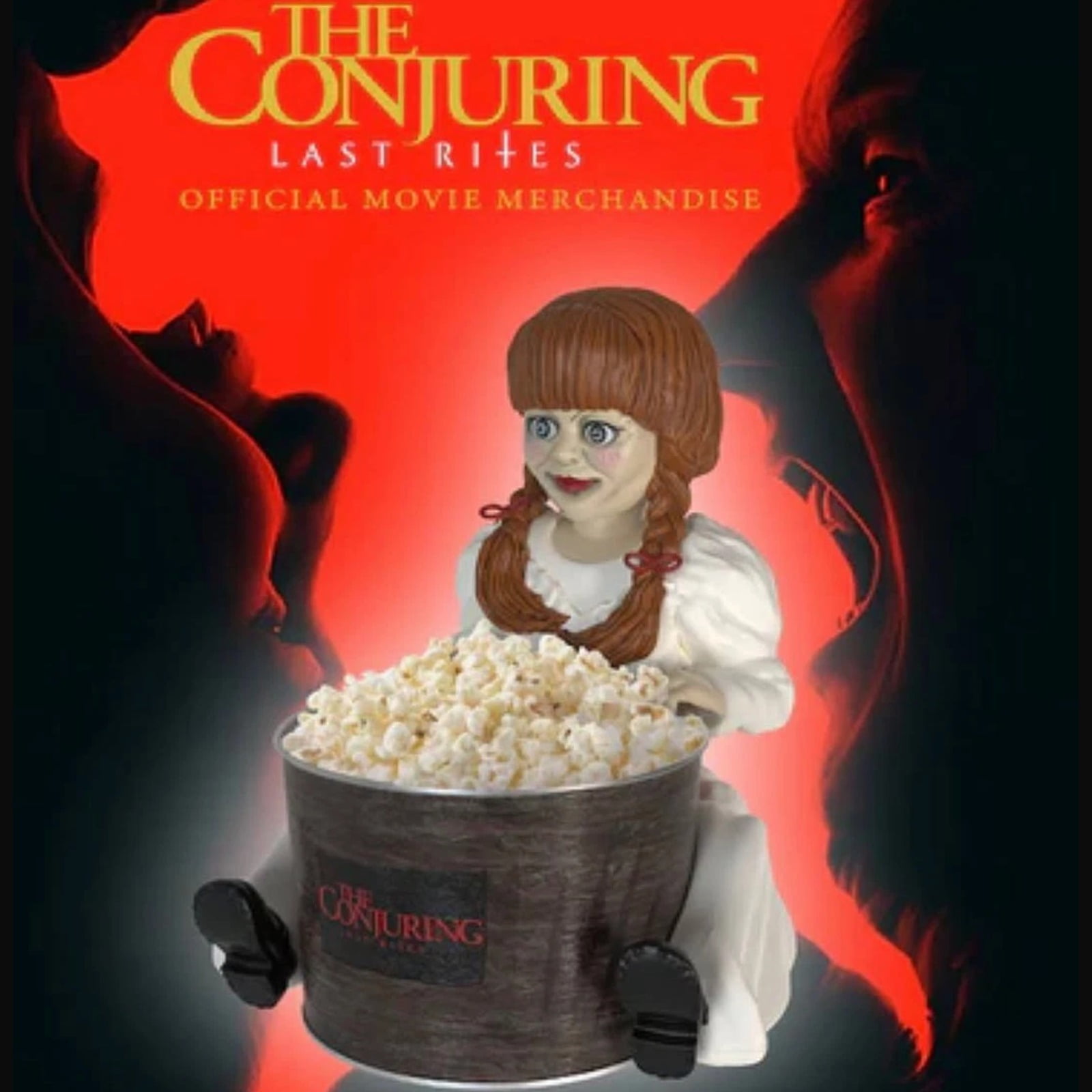 9 Inch Annabelle Popcorn Tub - Resin Halloween Gift, The Conjuring Last ...