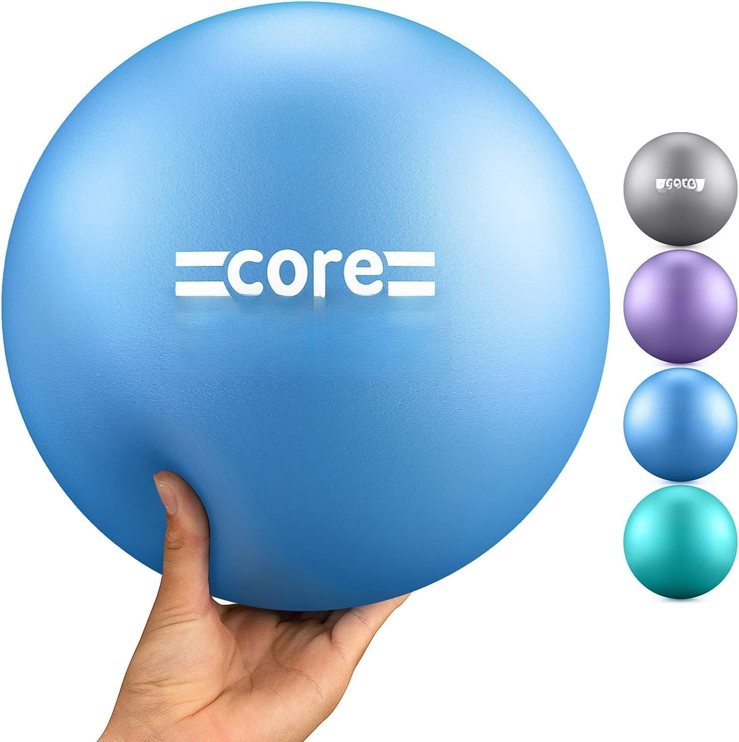 9 Inch Anti Burst Pilates Ball - Mini Exercise Ball for Yoga, Barre ...