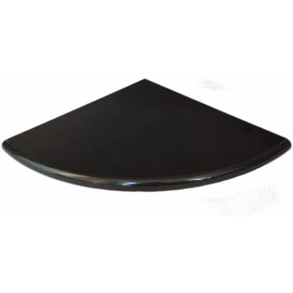 9 Inch Black Marble Corner Shower Shelf for Bathroom, Granite Stone ...