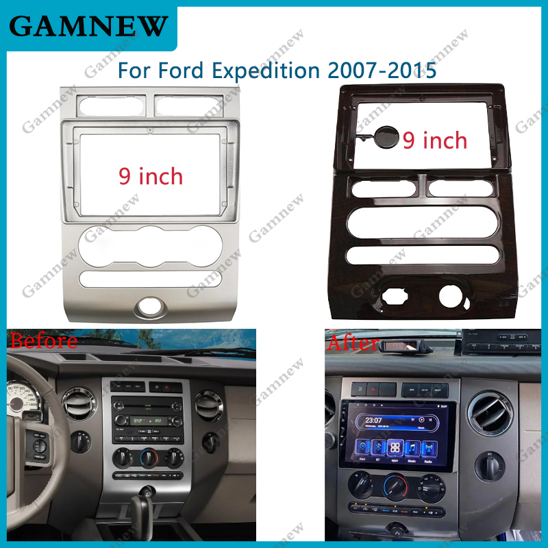 9 Inch Car Frame Fascia Adapter Android Radio Dash Fitting Panel Kit ...