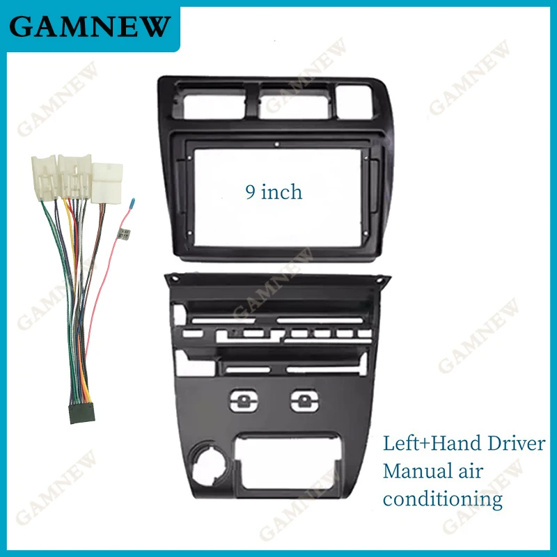 9 Inch Car Frame Fascia Adapter Android Radio Dash Fitting Panel Kit For Toyota Corolla Sprinter ...