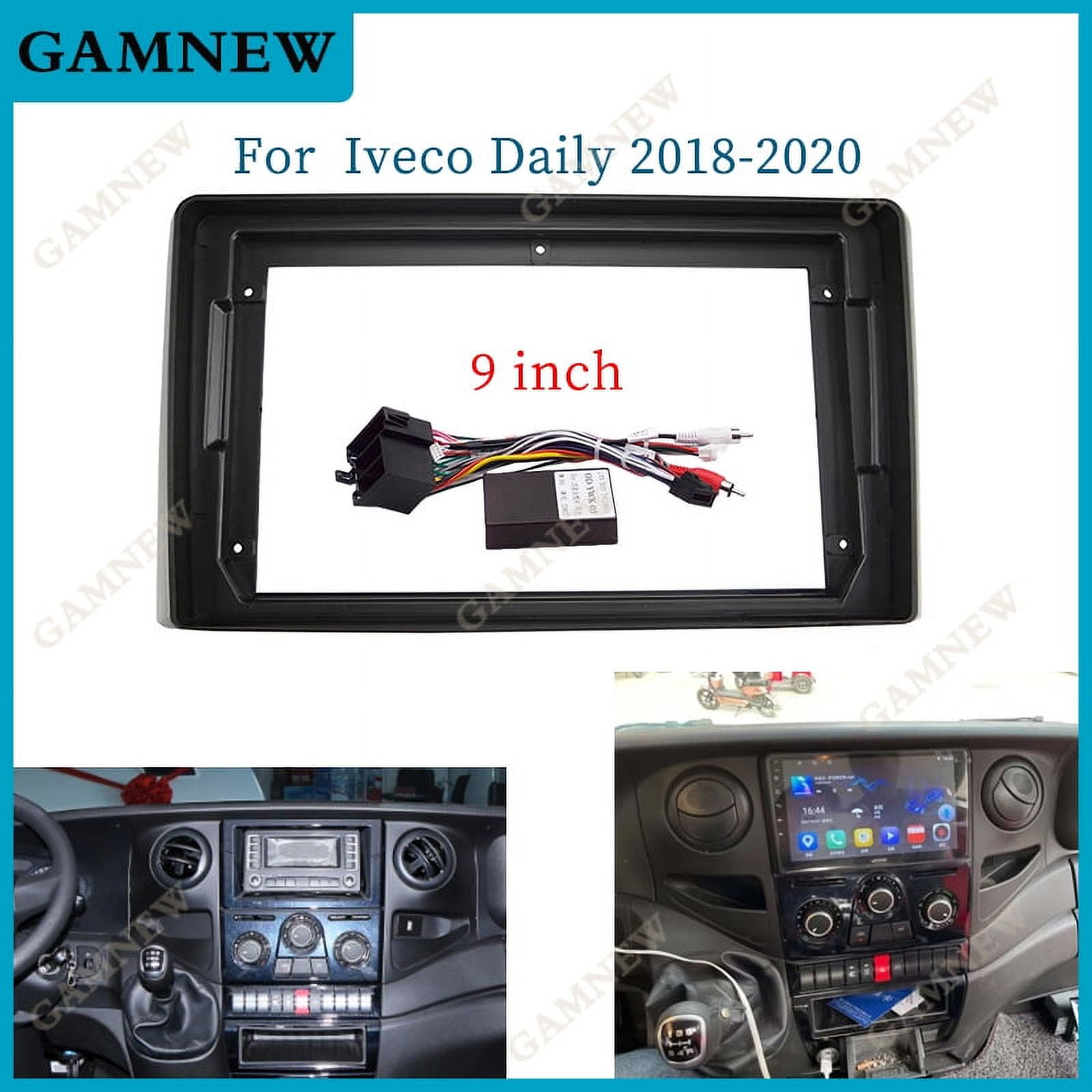 9 Inch Car Frame Fascia Adapter Canbus Box Decoder For Iveco Daily 2018-2020 Android Radio Dash ...