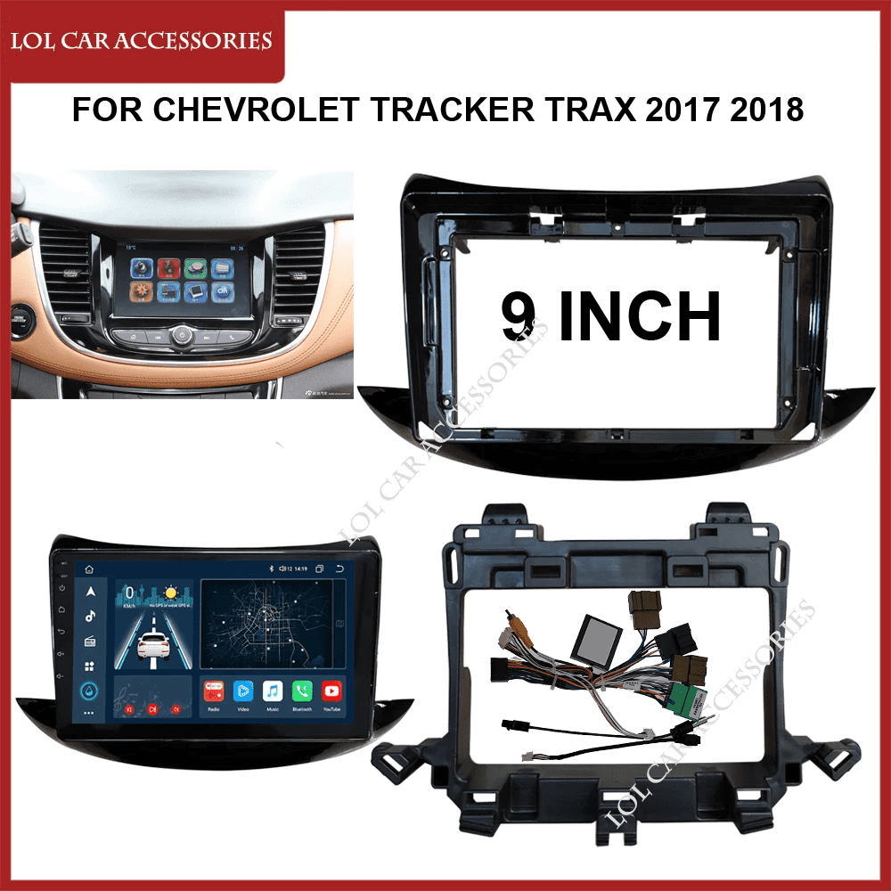 9 Inch Car Radio Fascia For Chevrolet Tracker Trax 2017 2018 Android ...