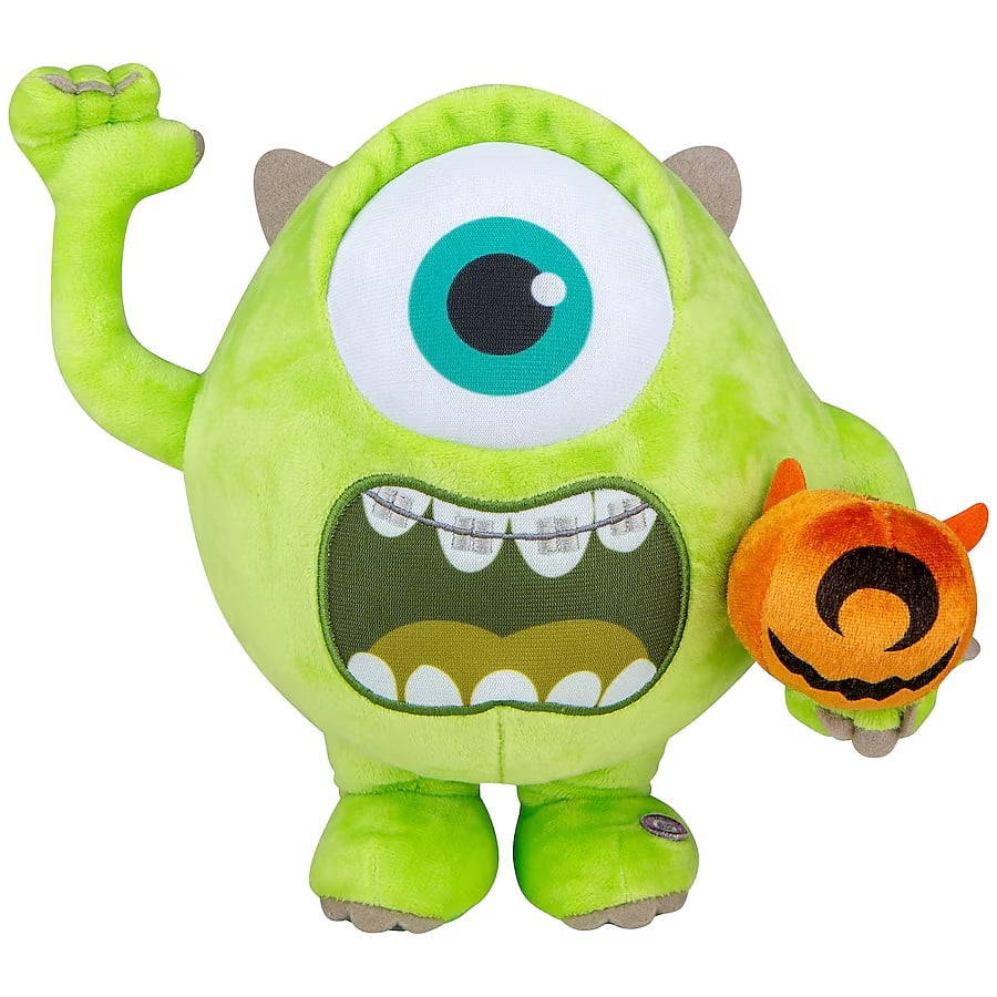 9 Inch Disney Monsters Inc Mike Wazowski w/ Pumpkin Animated Musical ...